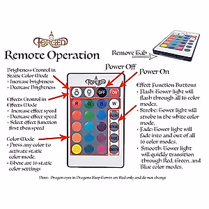 Forged Dice Co. Grim Bones Dice Tower with LED Skull - Hand Painted Grim Reaper Dice Rolling Tower Made from Heavy Duty Resin - Compatible with DND Accessories and Tabletop RPG Games