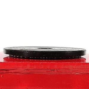 6T Dolly, Plastic Steel Wheel GDAE10 Industrial Machinery Mover with 360° Rotation Cap Skate Hand Truck Cart Appliance Wheels Rollers for Furniture Cargo Trolley Moving Home Warehouse 13200lbs Red