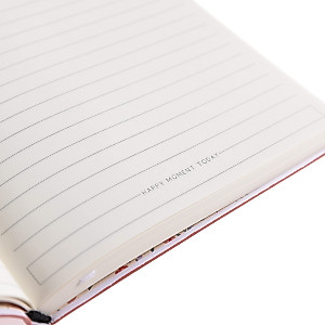 Graphique Vegan Leather Spiral Journal, Positivity – 6” x 8", 192 Lined Pages – Perfect for Taking Notes, Lists and More