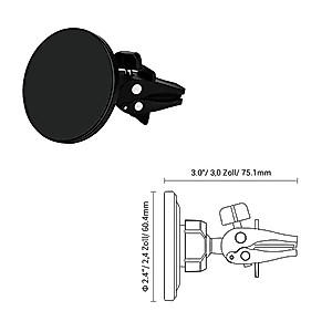 PROfezzion 2-Pack Strong Magnetic MagSafe Car Mount Vent Holder for iPhone 14, 14 Plus, 14 Pro, 14 Pro Max, iPhone 13 12 Pro Max Mini & MagSafe Case [MagSafe Ring Included for Regular Case User]