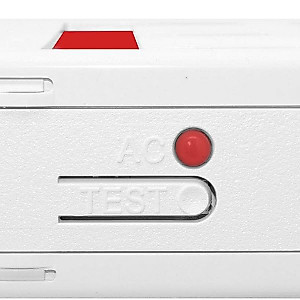 LFI Lights | Combo Red Exit Sign with Emergency Lights | White Housing | All LED | Two Adjustable Square Heads | Remote Head Capable | Hardwired with Battery Backup | UL Listed | COMBO2-R-W-RH