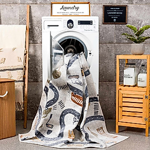 Hauteloom Mave Boys Room, Kids Room, Playroom Machine Washable Area Rug - Road Traffic Car City Carpet - Gray, Cream, Beige, Black - 5'3" x 7'