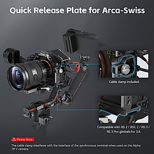 SmallRig Cage Kit w/Cable Clamp for Sony Alpha 7R V/Alpha 7 IV/Alpha 7S III, Camera Cage w/Multiple Accessory Mounting Points, Built-in Quick-Release Plate for Arca-Swiss - 4308