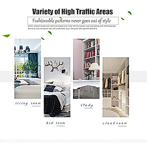 Sport Rug for Teens Bedroom Football Field Area Rug for Living Room Washable Accent Carpet Pad Soft Dorm Foor Mat 2&#039;8&quot;x5&#039;3&quot;