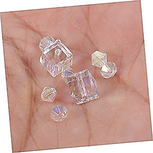 360 Pcs Jewelry Beads Bracelet Beads Glass Earring Kit Beads Glass Beads for Bracelets Making Beads in Bulk Bracelet Making Beads Assorted Beads Bracelets Kit Beads Gemstone Beads