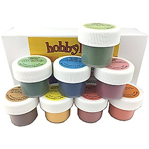 Hobbyland CK Products Powder Food Color Kit, 8 Colors, 4 Gram Jars, Professional Powder Food Color Set