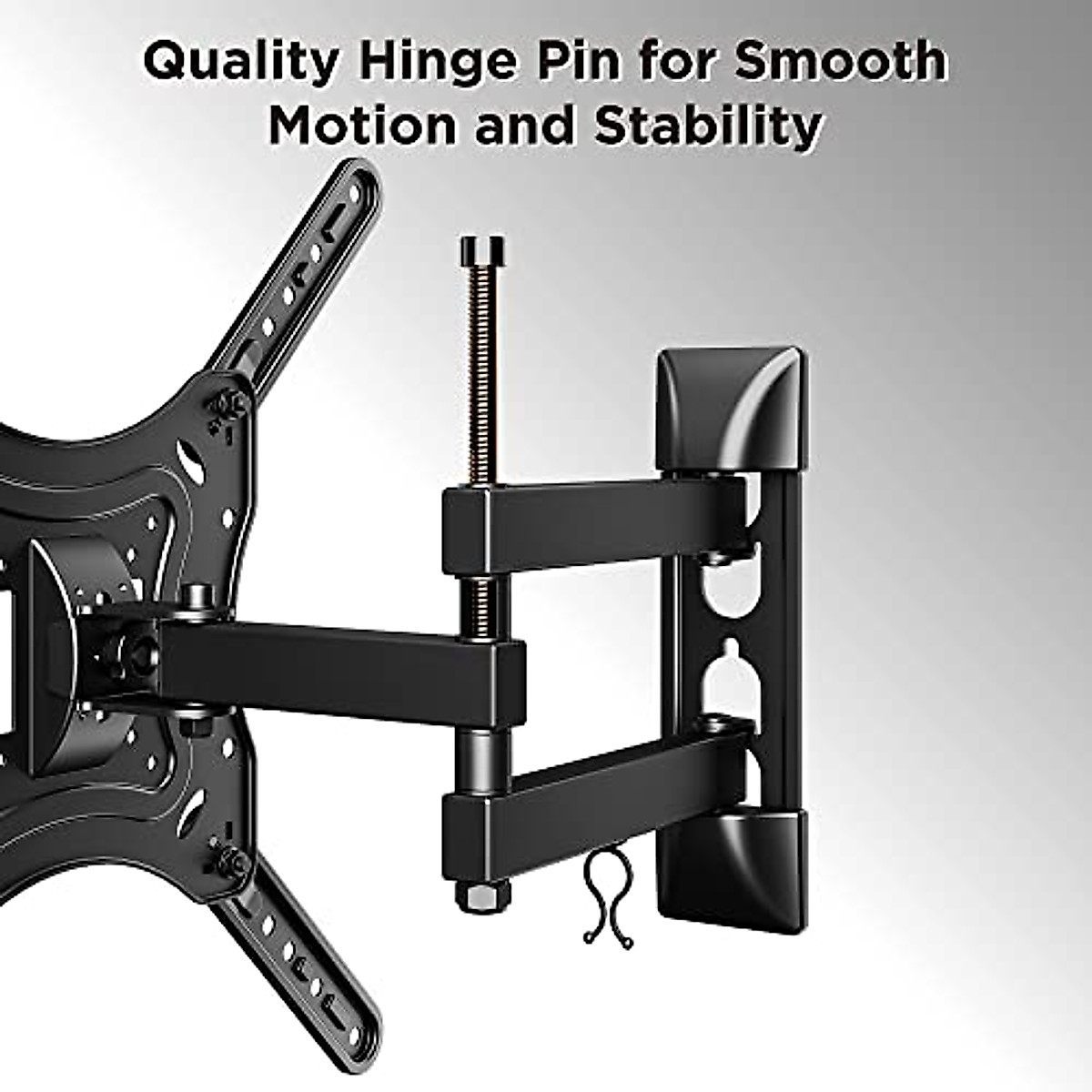 ProHT Articulating TV Wall Mount TV Stand(05416) Full Motion for Most 23”- 55” 3D LED, LCD TVs and Screens, +15°~ -15°Tilt; +90°~ -90° Swivel, VESA up to 400x400,Max Load 66lbs