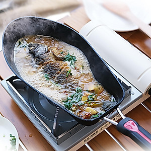 Axfbim Nonstick Frying Pan Set, 3D Fish Shape Non-Stick Pan, Carp Roasted Fish Grill Pan, Oil-saving non-breakable fish frying pan, for Cooking, Grilling, Frying