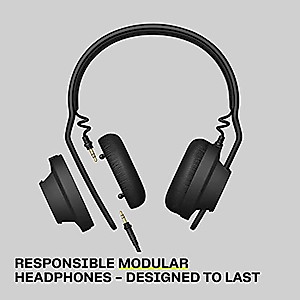 Liquid Audio Aiaiai TMA-2 DJ Modular Professional Headphones Bundle w/Pighog 25’ Extension Cable Polishing Cloth (3 Items)