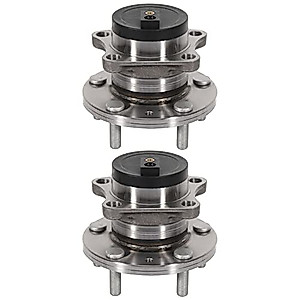 ORTUS UNI Pair Rear Wheel Hub and Bearing Fits FWD (Steel)