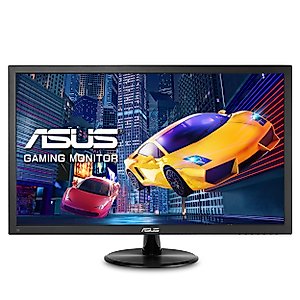 ASUS VP248QG 24” Full HD 1920x1080 1ms DP HDMI VGA Adaptive Sync/FreeSync Eye Care Monitor, BLACK
