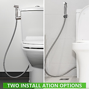 ZHQIAN Multifunctional Handheld Bidet Spray kit, Suitable for Women's Washing, Diaper Cleaning, Baby Washing, Pet Shower etc - Easy to Install