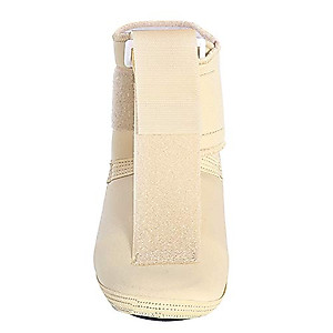 Plantar Fasciitis, Adjustable Foot Drop Orthosis Ankle Support Dorsal Posture Corrector Brace Night Splint Joint Orthotics for Arch Foot Pain, Heel Pain, Achilles Tendonitis, Beige(S)