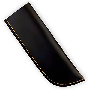 HA MAART Leather Cast Iron Skillet Pan Handle Cover for Frying Pan, Heat Protection, Kitchen Essentials(6'') (Black), SPH-2024