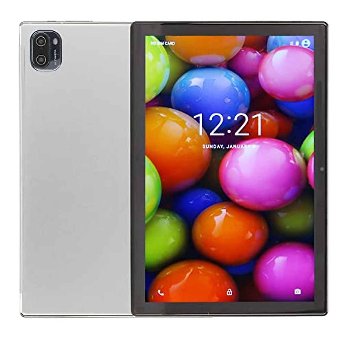Pomya 10.1 Inch Tablet, 2.4G 5G WiFi Dual Band Calling Tablet for 11, 1960x1080 IPS HD Tablet, 8 Core CPU Dual Cameras PC Tablet for Movie, Game, Video