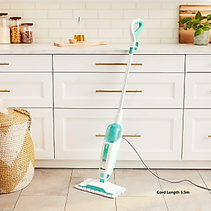 Shark S1000 Steam Mop, White/Seafoam