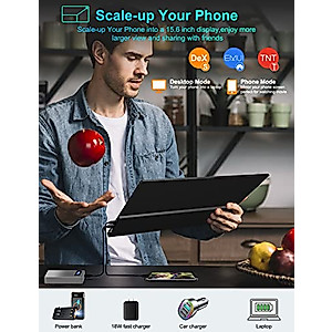 Portable Monitor, Usparkle 15.6inch 1080P FHD USB-C Travel Laptop Monitor, HDMI Computer Display HDR IPS Gaming Screen w/Smart Cover& Speakers, External Monitor for Laptop PC Mac Phone PS4 Xbox Switch