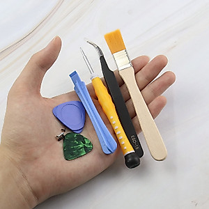 Micro Traders Cross Screwdriver Set Opening Tools Repair Kits for DualSense 5 PS5 Controller with Cleaning Brush Prying Stick Prying Tool Open Shell Tool