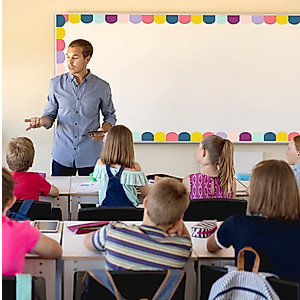 Teacher Created Resources Oh Happy Day Scalloped Die-Cut Rolled Border Trim (TCR9110)