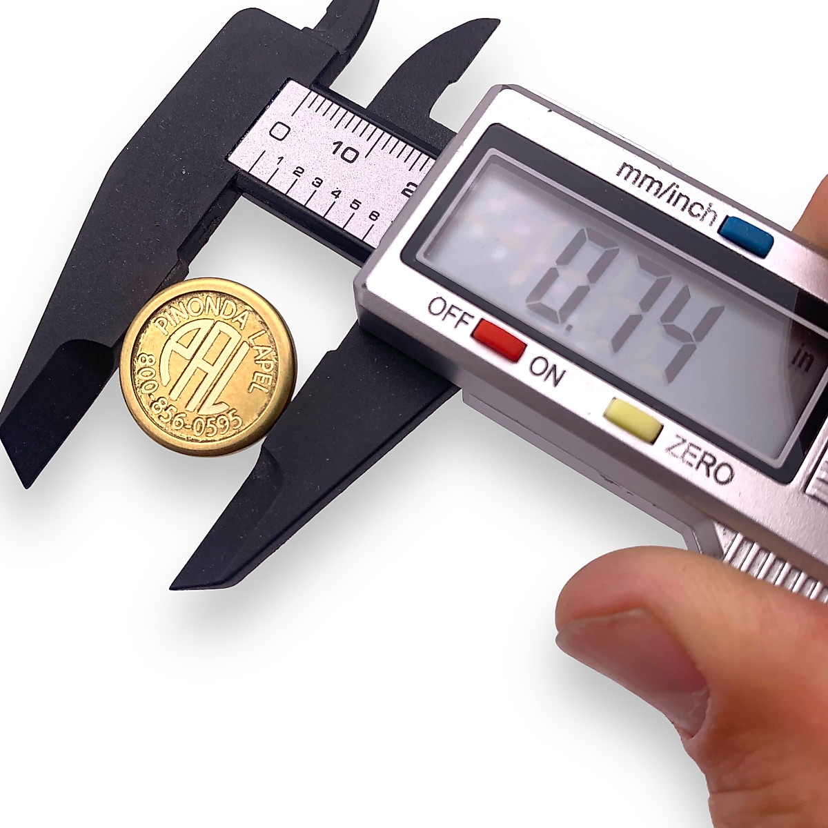 STOCKPINS Custom Personalized Metal Golf Club Name Markers - Identify your golf clubs with your monogram, initials phone number - never lose a golf club again - Set of 15