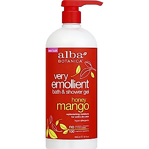 Alba Botanica Very Emollient Body Wash, Honey Mango, 32 Oz