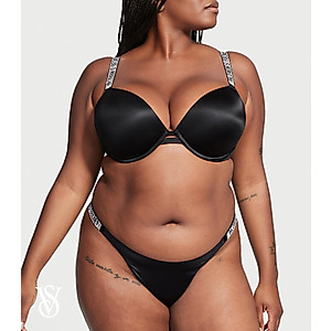 Victoria's Secret Women's Thong Underwear, Women's Panties, Very Sexy Collection Black (M)