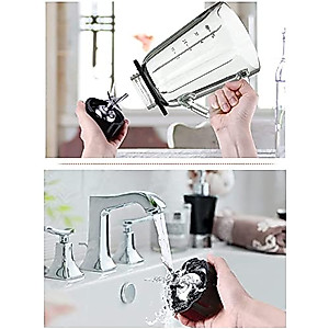 Smoothie Blender, 750W Smoothie Maker, with 2 Adjustable Speed and Pulse Functions, Kitchen Blender with 48 oz Tritan Glass Jar for Milkshakes, Smoothies, Crushed Ice and Frozen Fruit