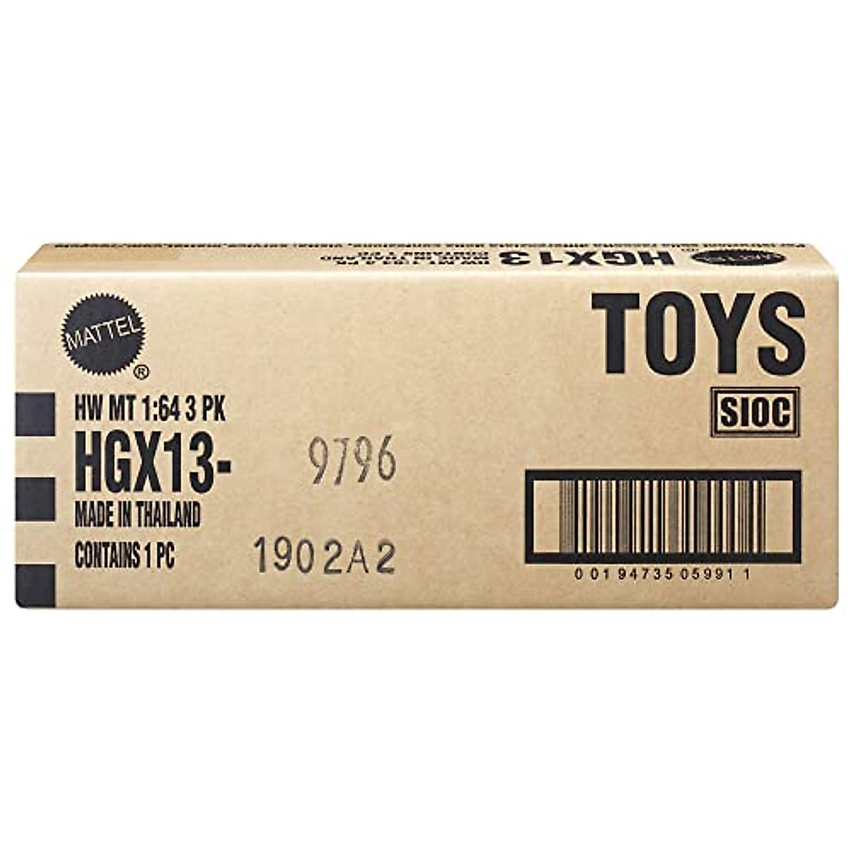 Hot Wheels Monster Trucks Creature 3-Pack, 1:64 Scale Toy Trucks: Shark Wreak, Piran-Ahh & Mega-Wrex