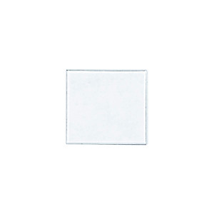 MUHWA Fused Quartz Microscope Coverslip for high-end microscopy applications to reduce signal loss, 25mm x 25mm x 1mm