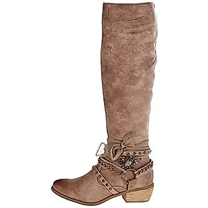Not Rated Women's Tutsan, Taupe, 7.5 M US