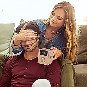 Gifts for Men Dad, Christmas Stocking Stuffers, Whiskey Stones Set of 6 with Wooden Gift Box, Drinking Gifts for Him Boyfriend Husband Grandpa, Ideas for Anniversary Birthday Wedding Housewarming