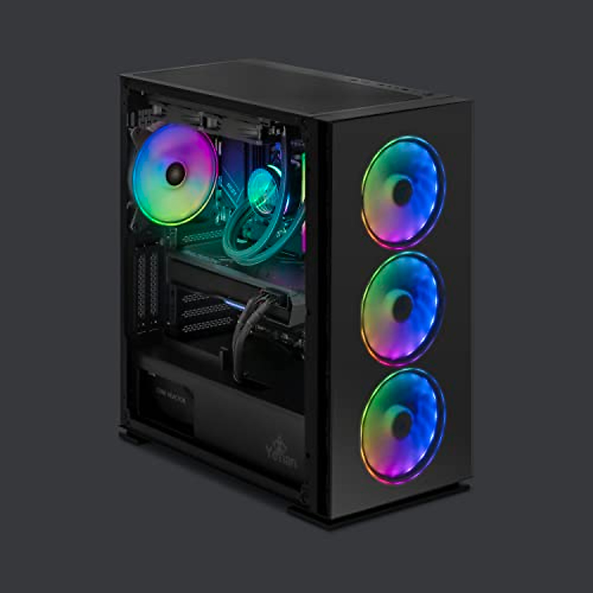 YEYIAN Gaming Computer Yari II- AMD Ryzen 7 7800X3D, AMD RX7900 XTX Gaming PC Desktop, 1TB NVMe SSD, 32GB DDR5 5200MHz RAM, Liquid Cooled, Win 11 Home, USB-C 3.2, WiFi 6, 850W PSU