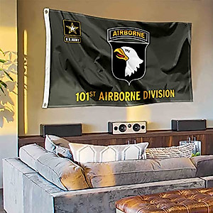 US Army 101st Airborne Division Banner Grommet 3x5 Flag