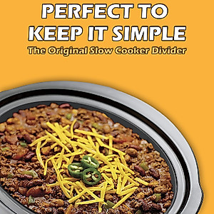 FROVEN 6 Quart Silicone Crockpot Liners. Thickened, Weighted and Sturdy Reusable Slow Cooker Liners Oval Compatible with most 6 QT Crock Pot Liners Slow Cooker Accessories. Leakproof, Dishwasher Safe