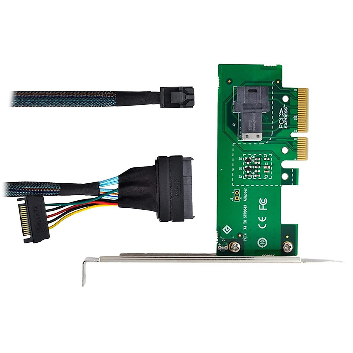 xiwai PCI-E 3.0 4.0 to SFF-8643 Card Adapter and U.2 U2 SFF-8639 NVME PCIe SSD Cable for Mainboard SSD