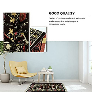 Garneck 1set Prayer Mat Tassel Prayer Rug Pilgrimage Blanket with Carrying Bag