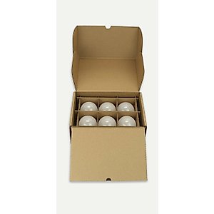 TCP LA927KND6 LED Light Bulbs 60 Watt Equivalent | Energy Efficient (9W) Non-Dimmable A19 Shape E26 medium base, Pack of 6, Soft White, 6 Lamps