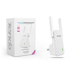 Tenda N300 WiFi Extender(A9), WiFi Extenders Signal Booster for Home, Single Band WiFi Range Extender, Internet Booster, Wall Plug Design, 2.4Ghz Only