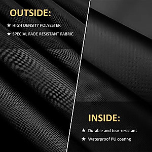 tonhui Pizza Oven Cover for Big Horn, Portable Oven Cover for Outdoor Pizza Oven Heavy Duty Waterproof Oxford Fabric Weather Resistant, Pizza Oven Accessories