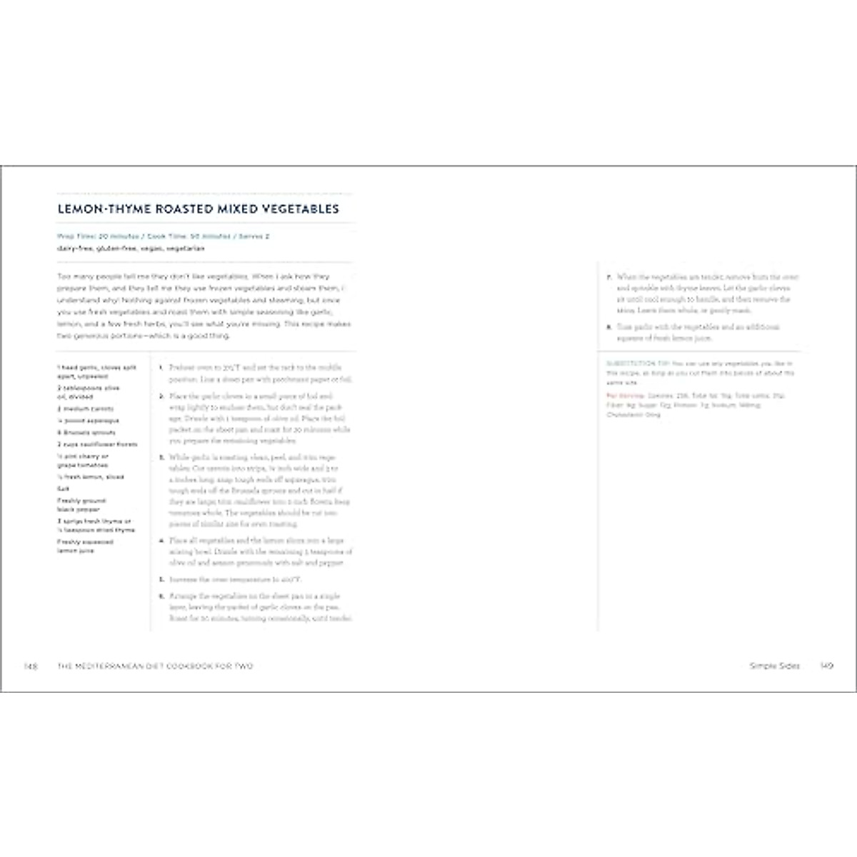 The Mediterranean Diet Cookbook for Two: 100 Perfectly Portioned Recipes for Healthy Eating