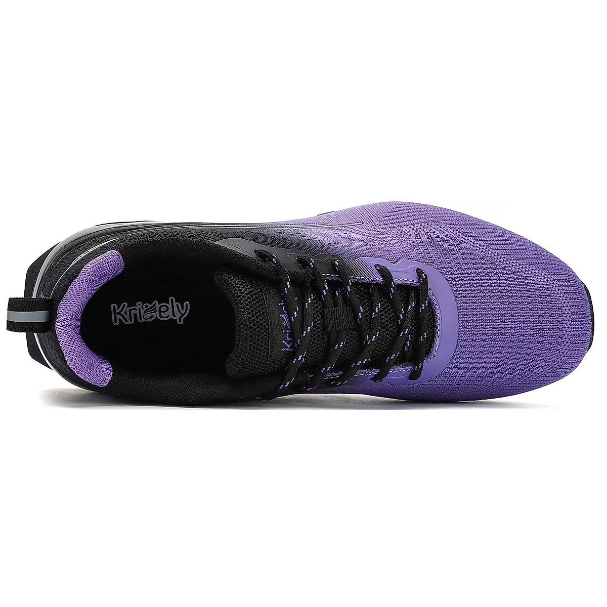 ikunka Men'S Fashion Sneakers Lightweight Breathable Walking Shoes Tennis Cross Training Shoe Non Slip Trail Running Shoes（Purple 14）