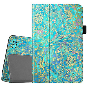 Fintie Folio Case for Kindle Fire 1st Generation -Slim Fit Stand Leather Cover for Amazon Kindle Fire 7" Tablet (Will only fit Original Kindle Fire 1st Gen-2011 Release, no Rear Camera),Shades of Blue