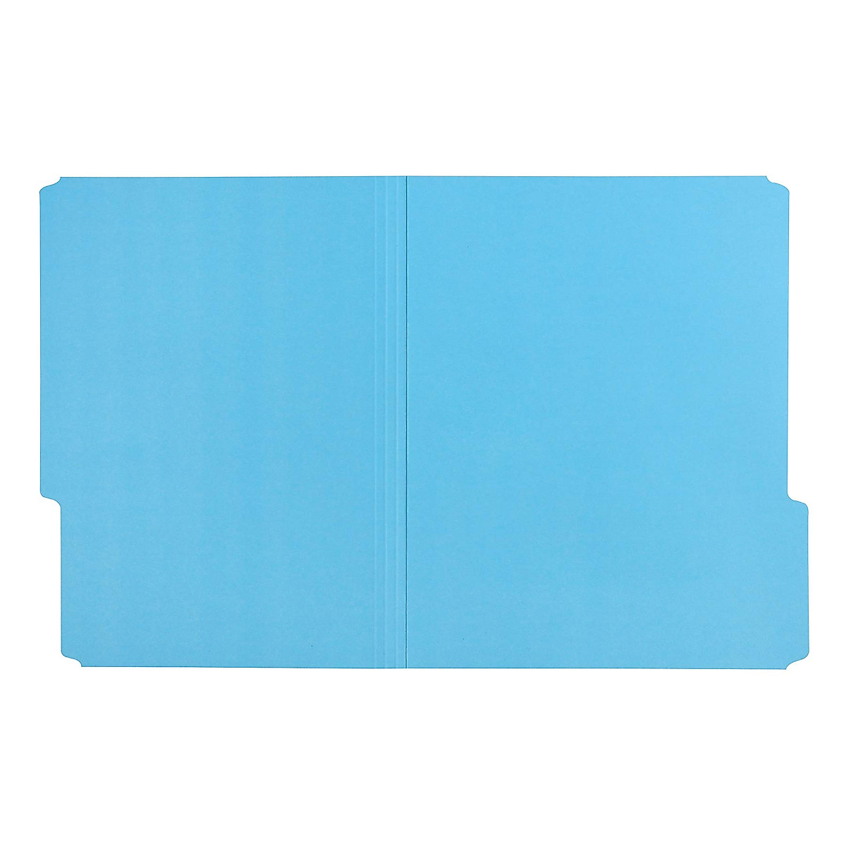 Amazon Basics File Folders, Letter Size, 1/3 Cut Tab, Blue, 36-Pack