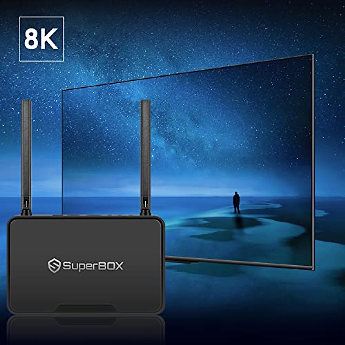 2023 S3pro S3 Pro Support 6k HD Dual- Wi-Fi The Best TV Box, 2GB RAM, 32 GB Storage Value Package Mini-Keyboard Included