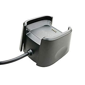 2PACK Charging Dock Compatible with Fitbit Versa/Lite/SE,(not for Versa 2) Charger, Charging Dock Cord Stand and Screen Protectors for Smart Watch