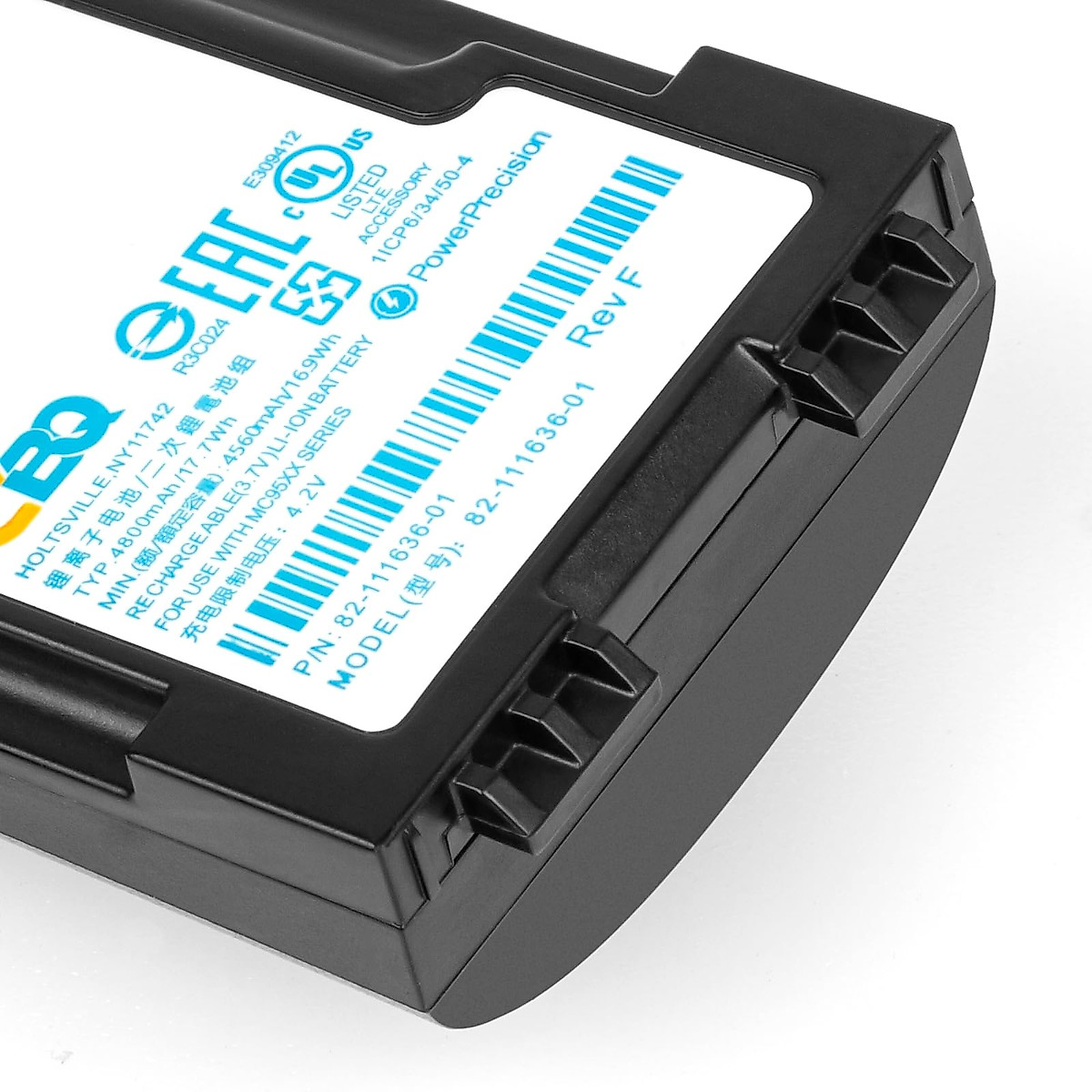 CBQ 4800mAh MC9500 Replacement Battery for Zebra/Symbol for Motorol'a MC9500 MC9590 MC9596 MC95 MC9500K MC9598 MC9598K MC9598B BTRY-MC95IABA0 82-111636-01 82-111636-04 BTRY-MC95IA0 Scanners.