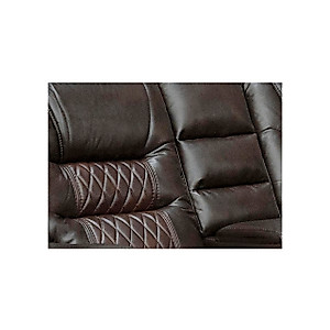 Kingway Sofas, 2 Recliner Seat, Brown