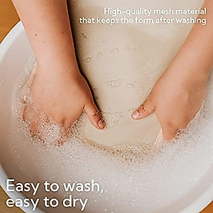 NEATR Clothes Organizer for Folded Clothes, 2 Pieces, Upgraded Wardrobe Clothing, Foldable Pants Closet, Clothing & Storage Jeans, t-shirt, Beige