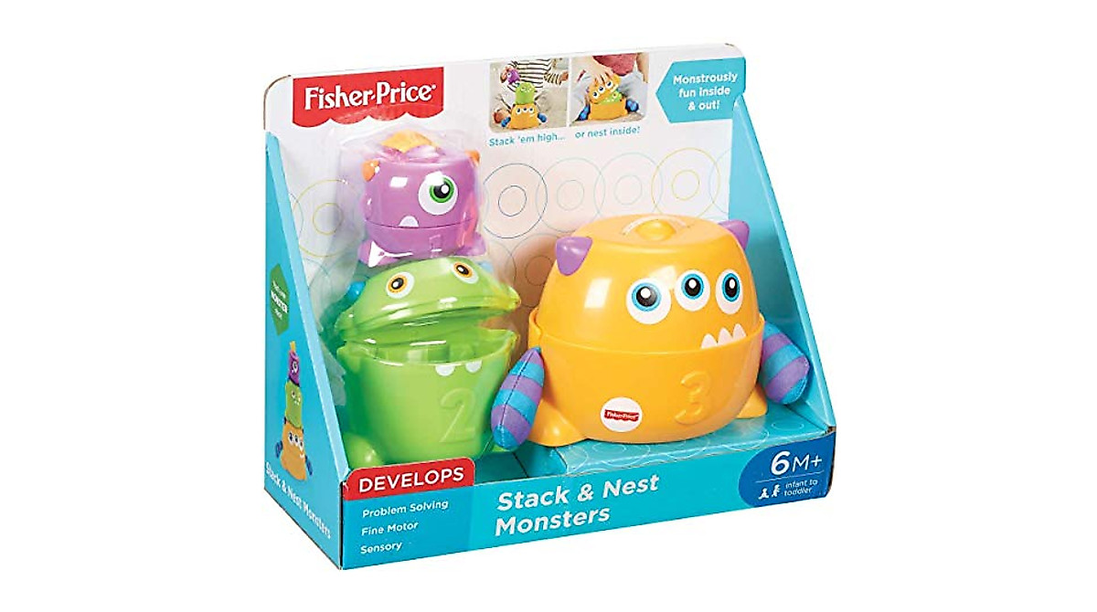 Fisher-Price Stack & Nest Monsters for Fun Learning