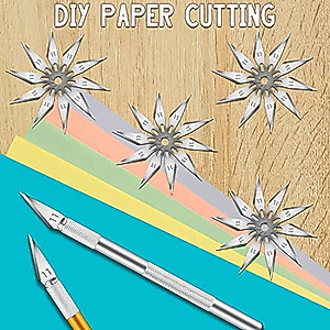 Jetmore 160 Pack Hobby Blades, #11 Hobby Knife Replacement Blades, Precision Replacement Craft Exacto Knife Blades Hobby Knife Blades Refills for Art, Craft, Scrapbooking, Cutting, Carving